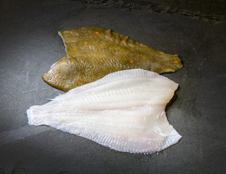 Plaice skin on fillets x 2, 500g | W Stevenson & Sons Ltd